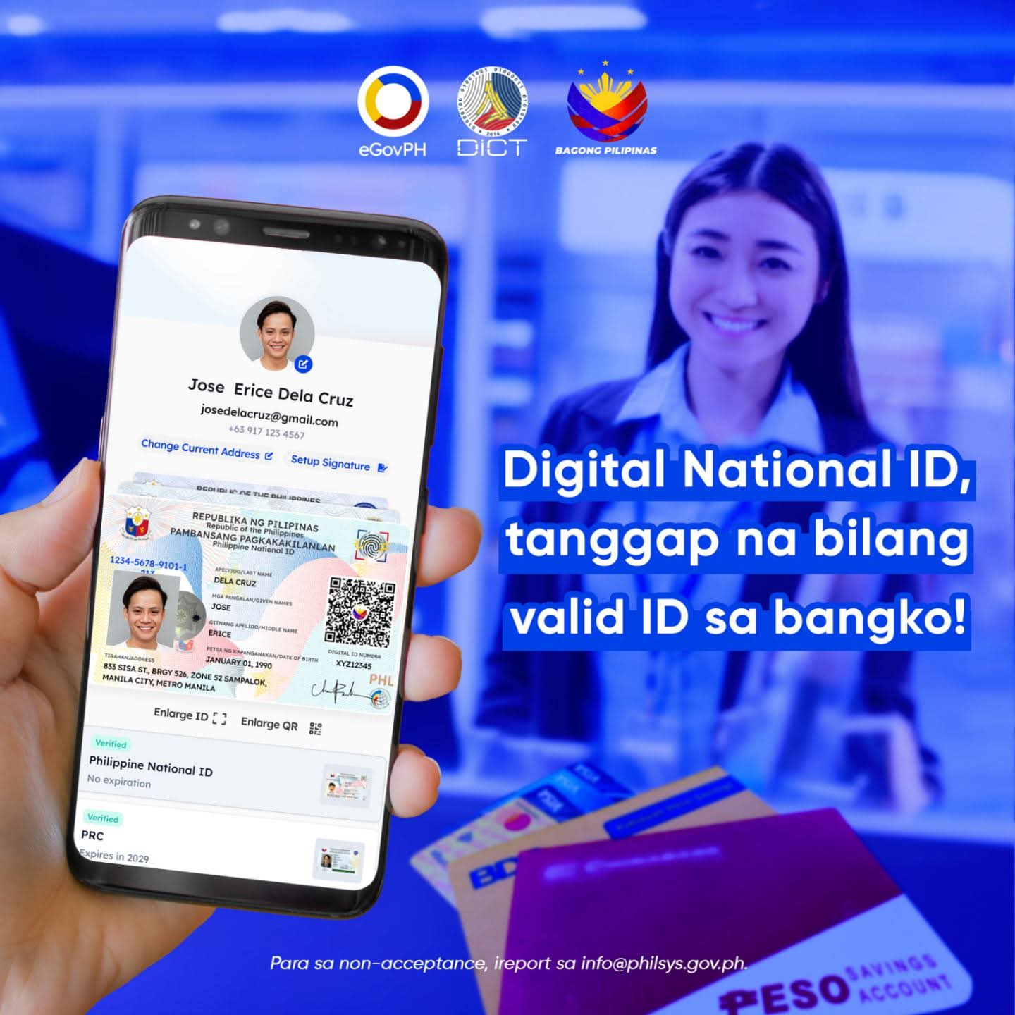 Digital National ID in eGovPH app now valid in all banks, BSP says ...